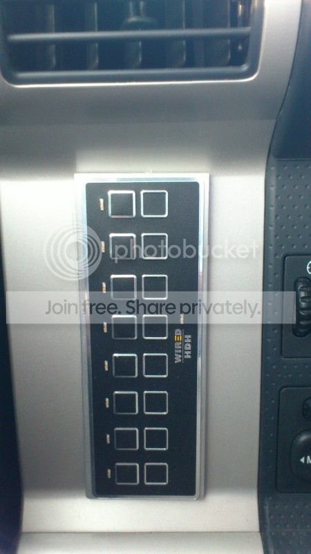 Vertical Switch Panel Center Console | Toyota FJ Cruiser Forum