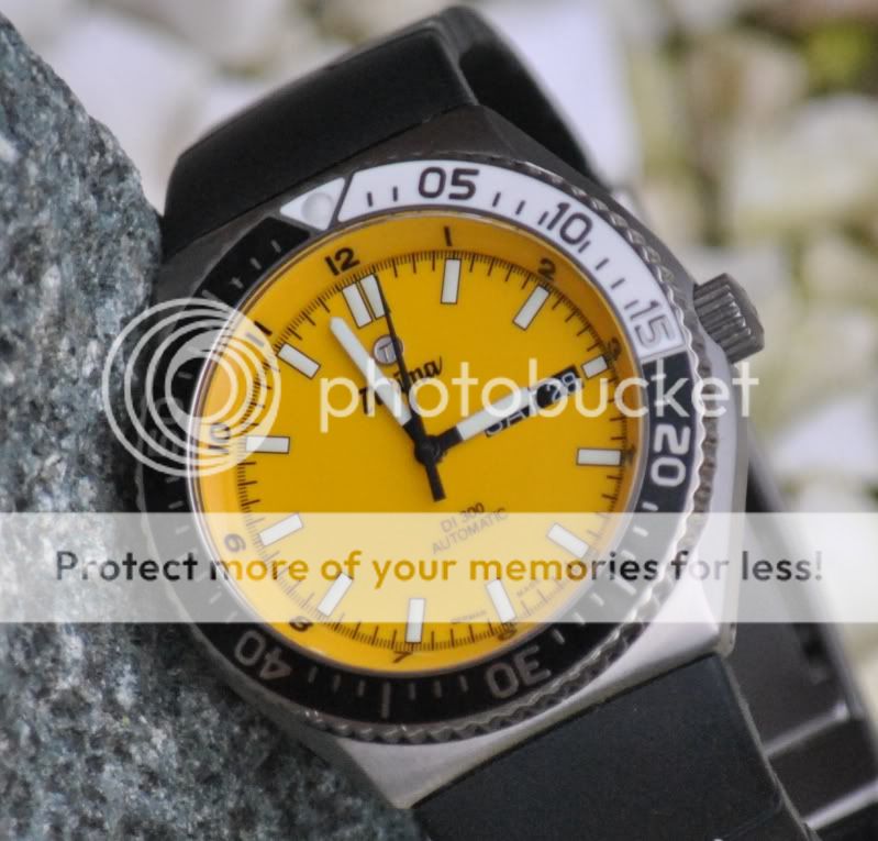 FSOT: Tutima Di300 Military Diver (Yellow dial) +ceramic bezel ...