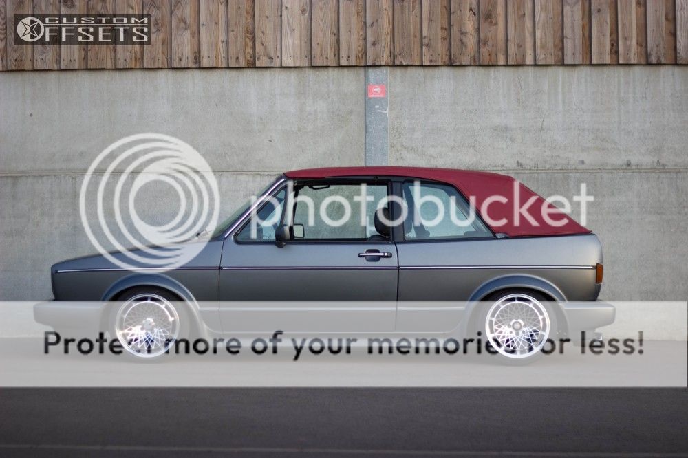 15x8 on a MK1 Cabby | VW Vortex - Volkswagen Forum