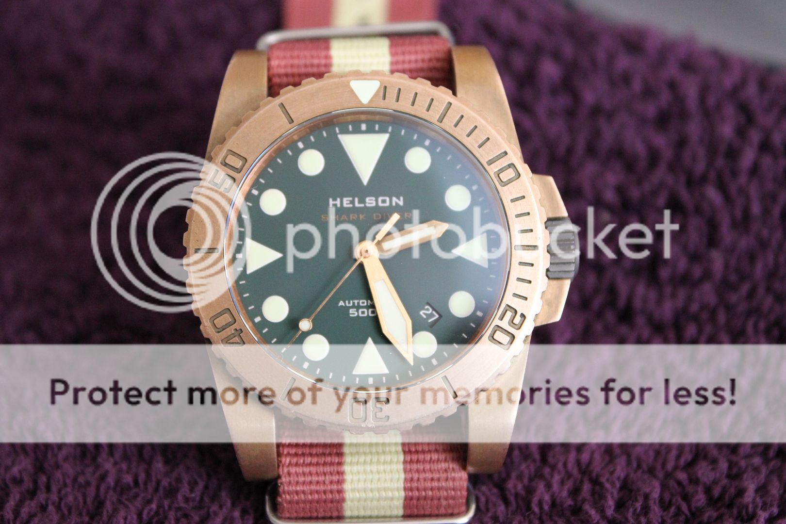SOLD: Helson Bronze 42mm Shark Diver 900.00 | WatchUSeek Watch Forums