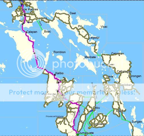 Rides & Touring: - Maps of Panay and Mindoro | Motorcycle Philippines